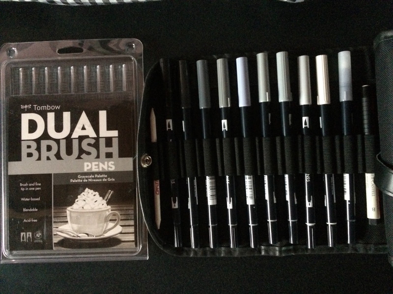 Graphite & Digital Art: Tombow Dual Brush Markers