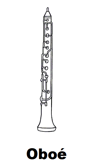 Oboe Coloring Pages