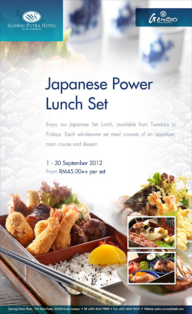 Sunway Putra Hotel Kuala Lumpur: Gen Power Lunch Set Menu