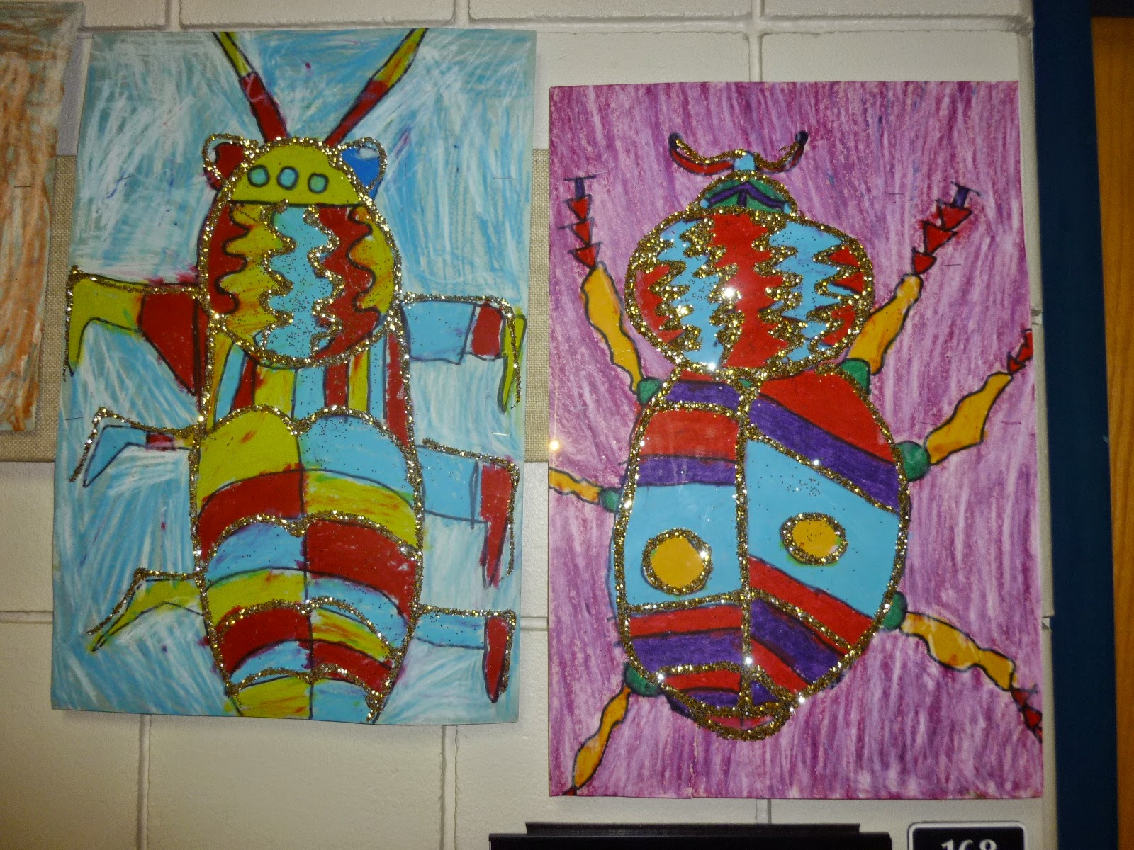 Mrs. Werner's Art Room: 3rd Grade Oil Pastel Insects