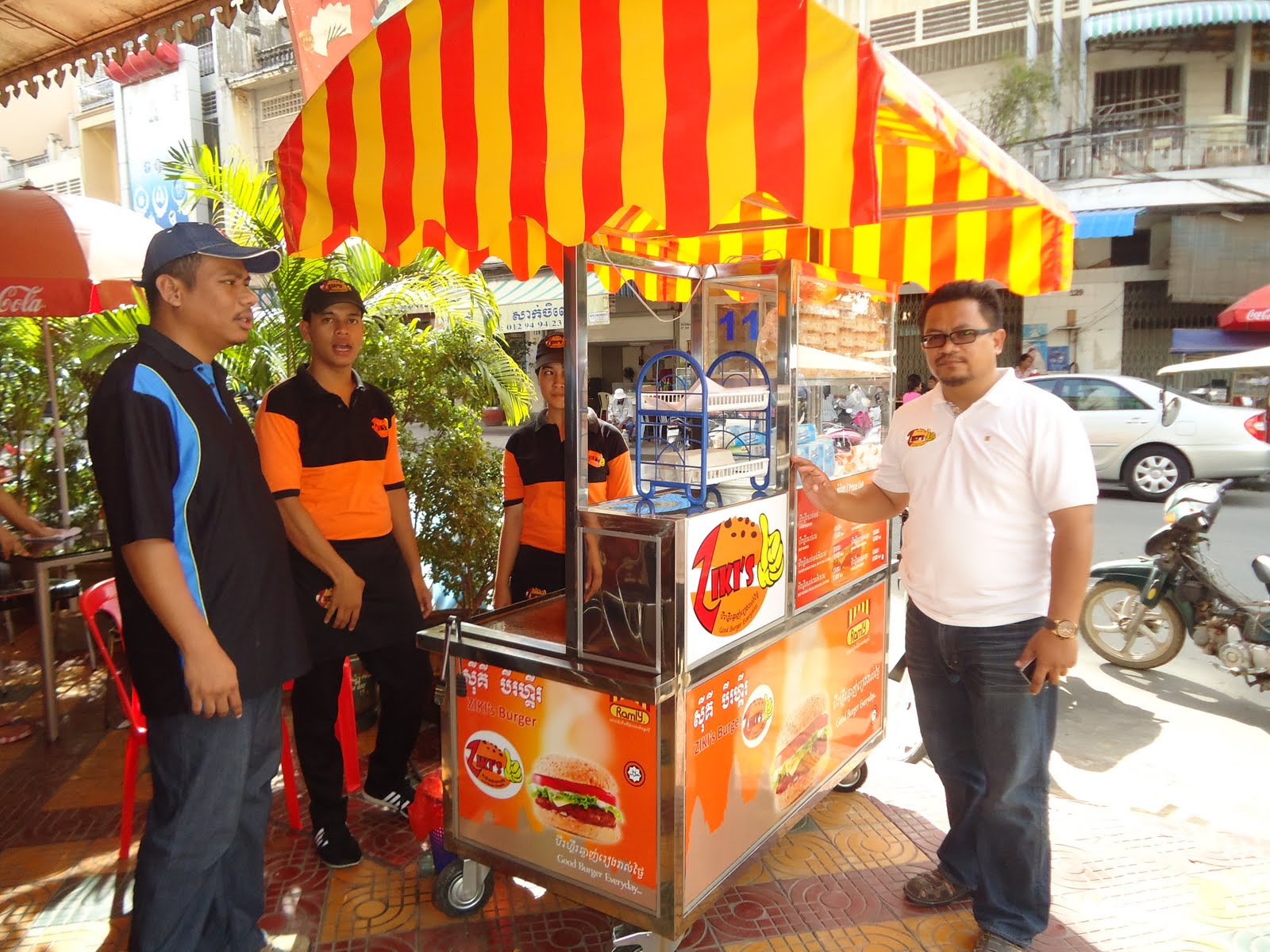 ziki's burger: The colours of ziki burger