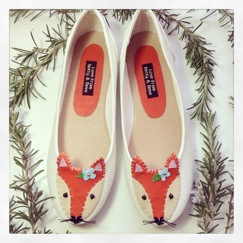 My Owl Barn: Hand-Stitched Shoes by ‘Love From Hetty and Dave'
