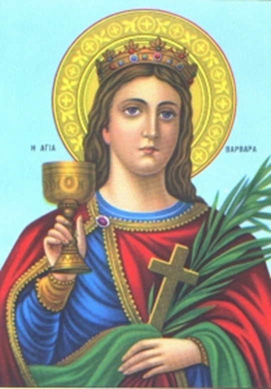 Queen and Messenger of Peace: St Barbara Memory celebrated December 4