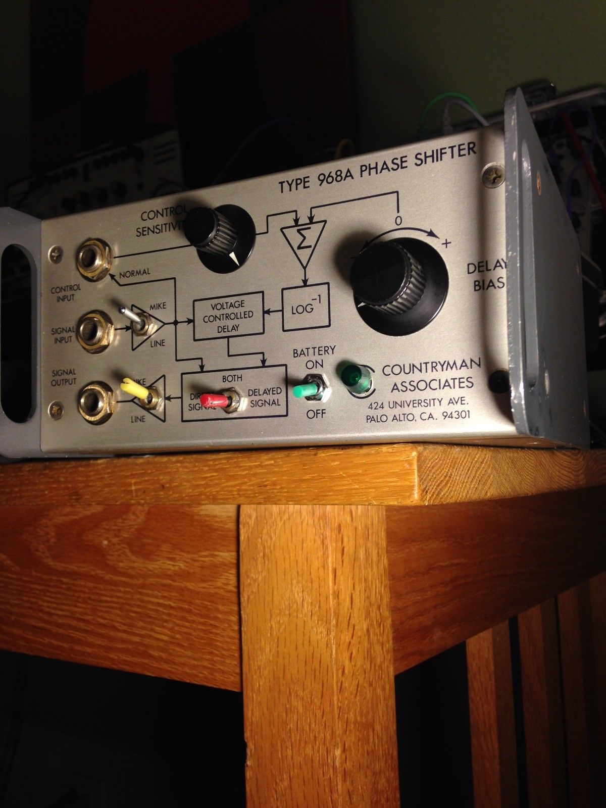 MATRIXSYNTH: Countryman Associates TYPE 968A Phase Shifter
