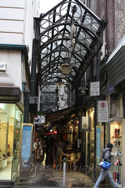 Letras de viajes: Australia - Melbourne - Royal Arcade - Block Arcade