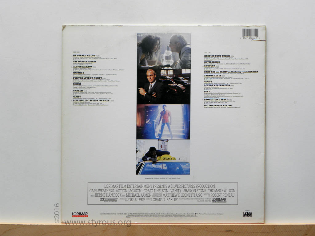 The Styrous® Viewfinder: 20,000 Vinyl LPs 51: Action Jackson & Vanity