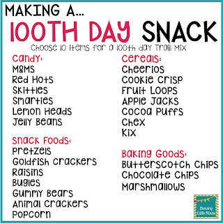 Growing Little Minds: Making a 100th day snack!