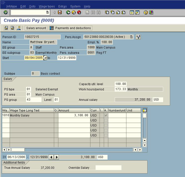 Hiring Actions - SAP-HRM