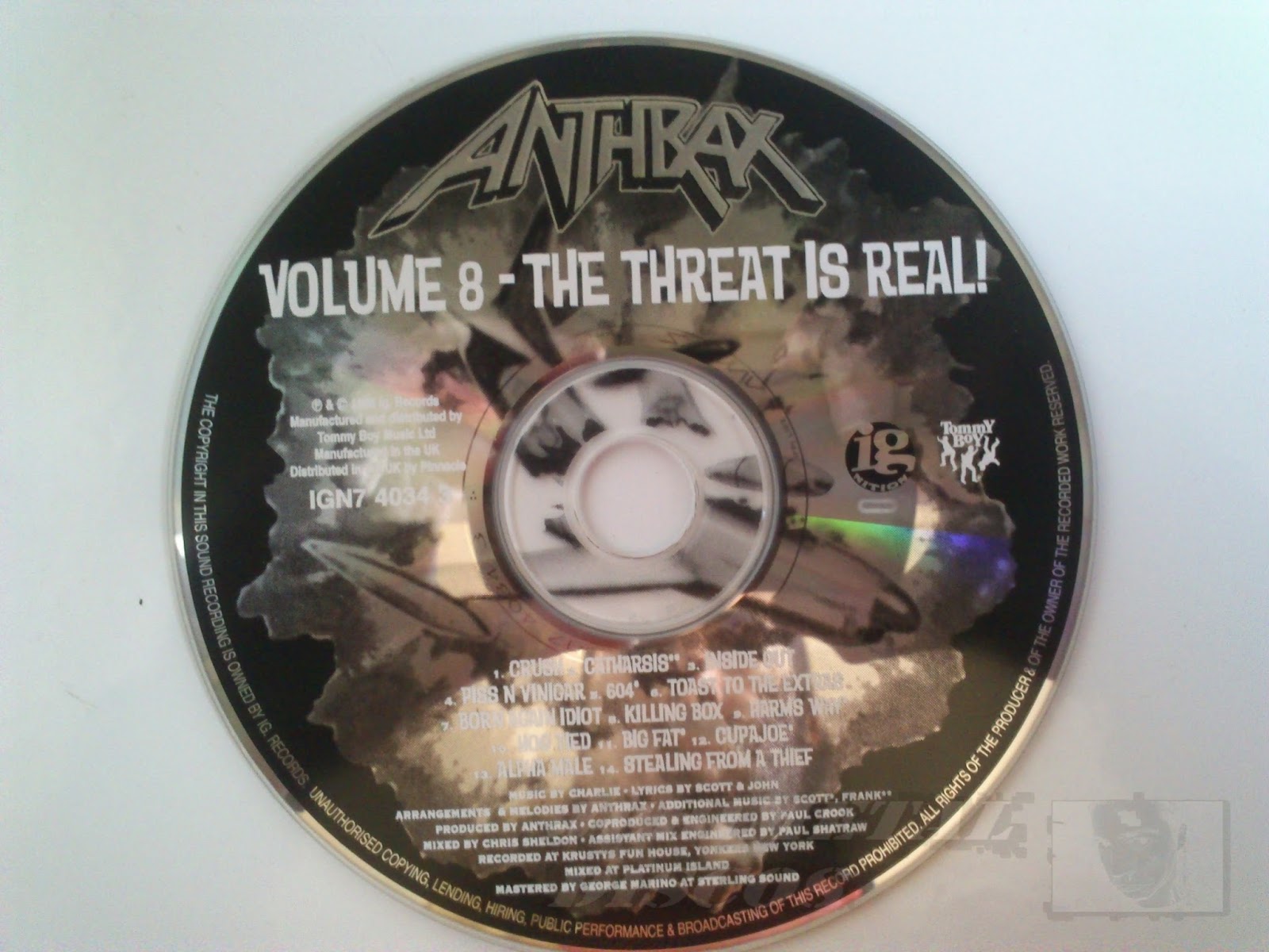 #0026 - ANTHRAX - Volume 8. The Threat is Real! - 1998 : JEBIMETAL DISCOS