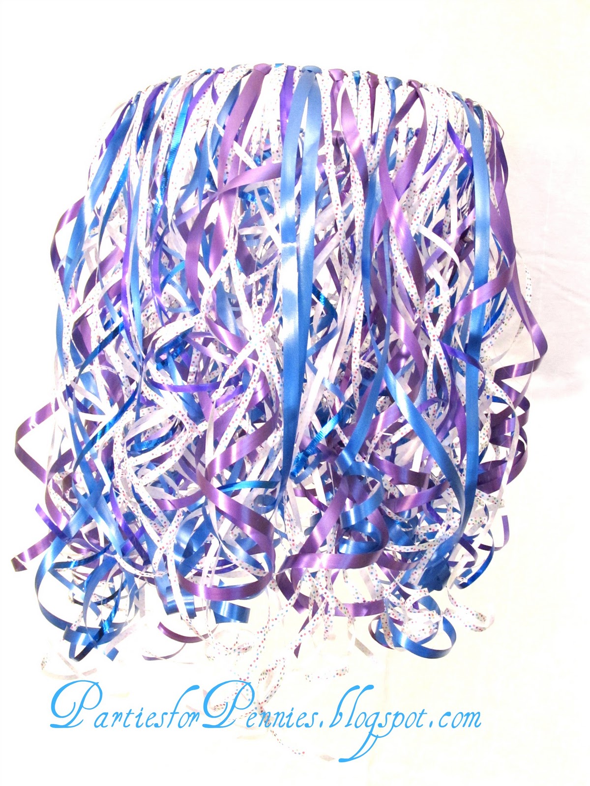 Parties For Pennies: Curly Cue Chandelier