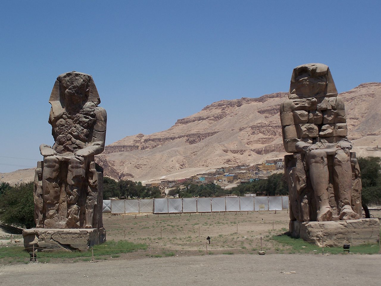 Imagenes de Egipto: Colosos de Memnon