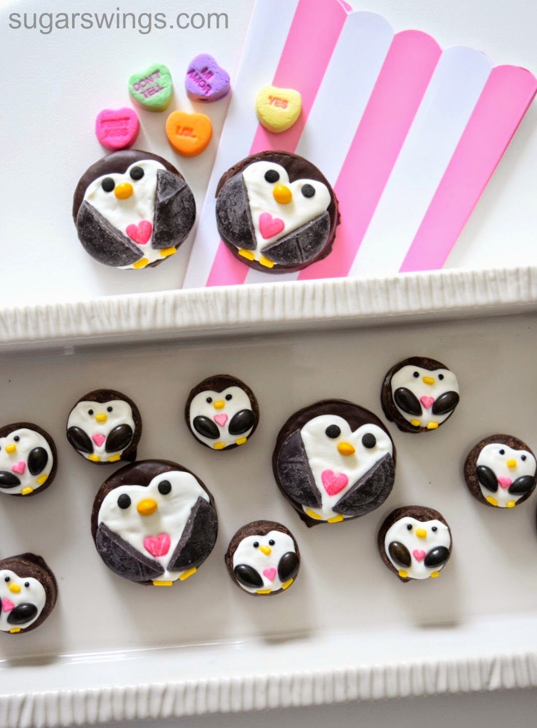 Sugar Swings! Serve Some: Penguin Valentines Day Candies