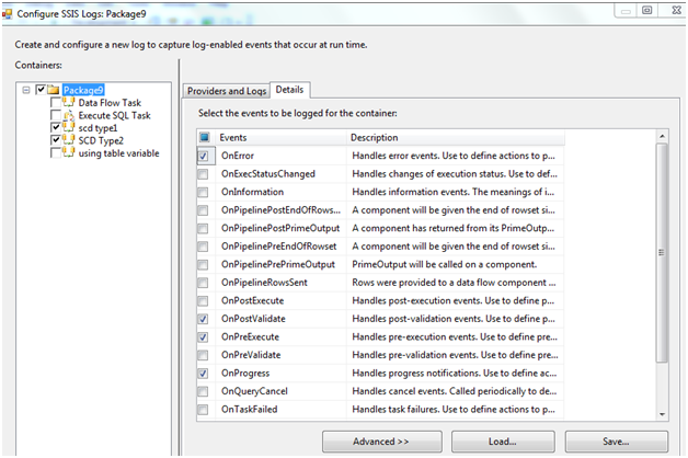 Sql Server Ssis Package Ssis Logging In Ssis