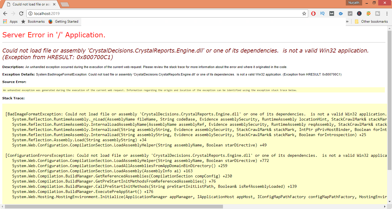 Error Could Not Load File Or Assembly Crystaldecisions Crystalreports Engine Dll Kompitehno