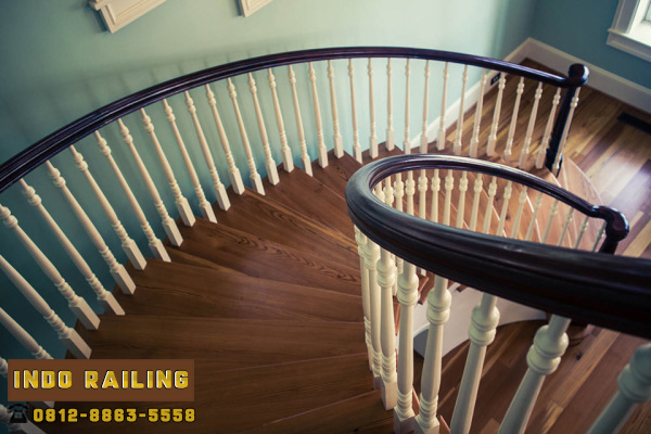 Railing Kayu Melintir Klasik Modern ~ INDO RAILING