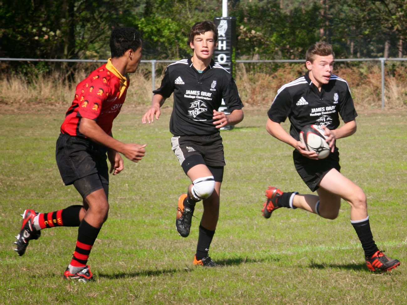 Holt Rugby Club Under 16s: Holt v Wymondham. First home game of the season.