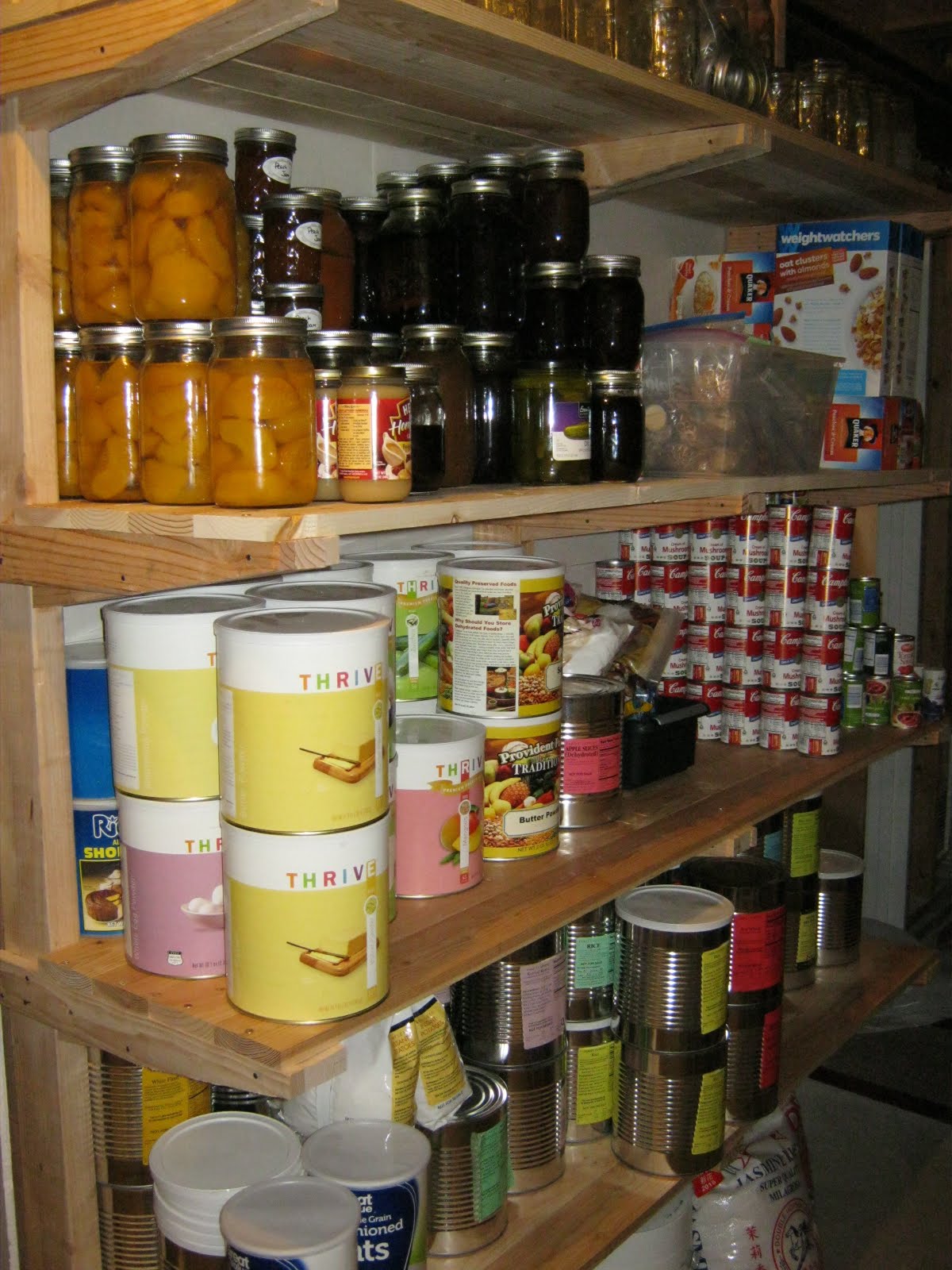 Perry Projects: Basement Pantry Shelves