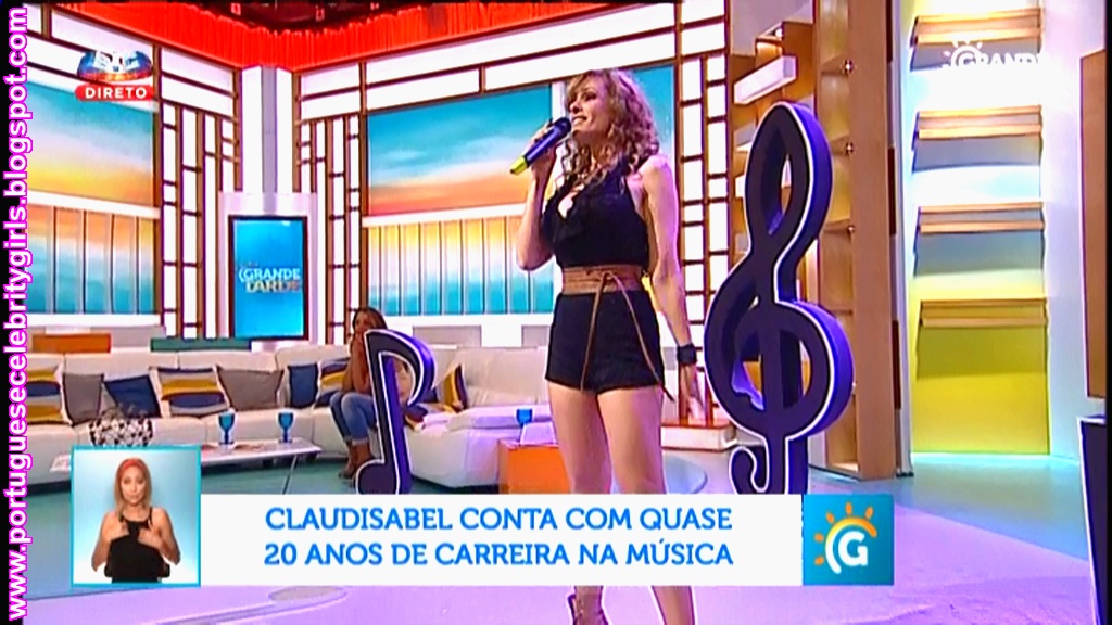 Claudisabel mostra tudo (decote e mini-saia) - Boas.pt - Celebridades e ...