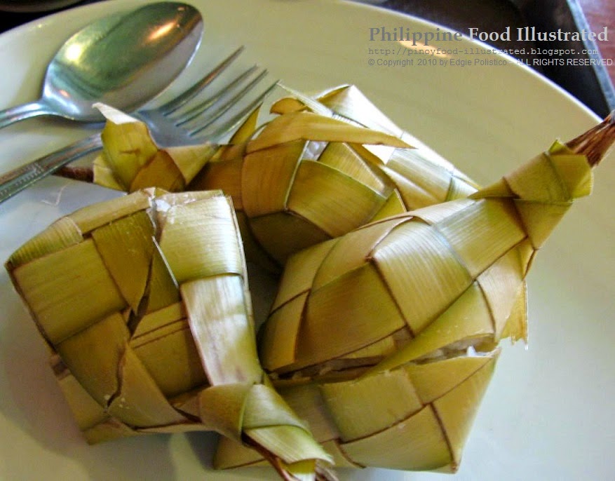 Philippine Food Illustrated: puso (plain rice)