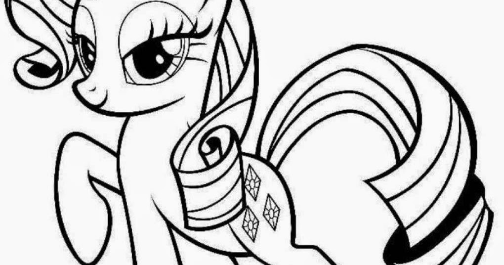 My Little Pony Coloring Pages Rarity In Dress