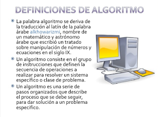 Algoritmos y sus Caracteristicas: Que es un algoritmo?