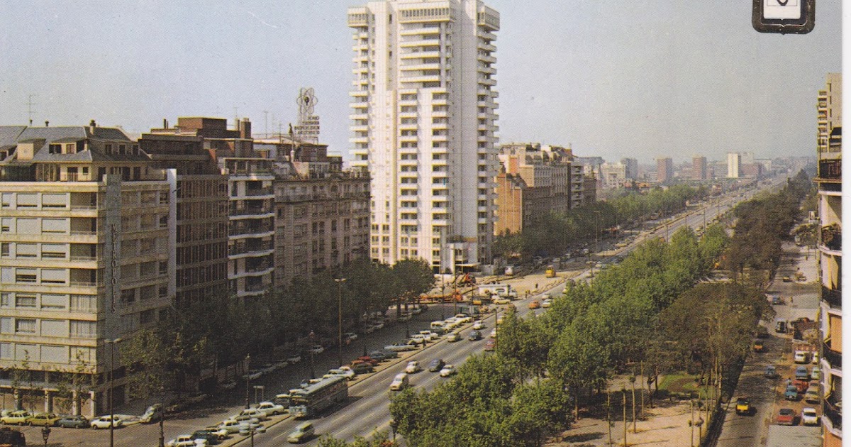 POSTALES INVENTADAS: 1752. Edificio Atalaya, Barcelona, España