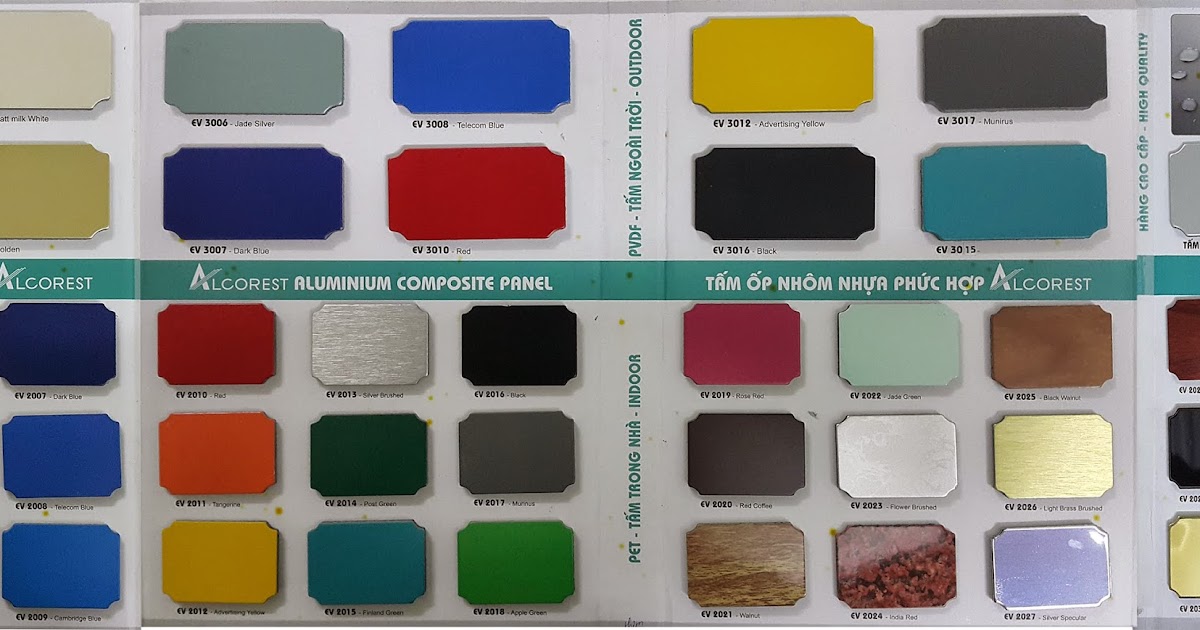 CATALOGUE MÀU ALU ALCOREST 2016 QUẢNG CÁO VIỆT | NHÀ THẦU QUẢNG CÁO ...
