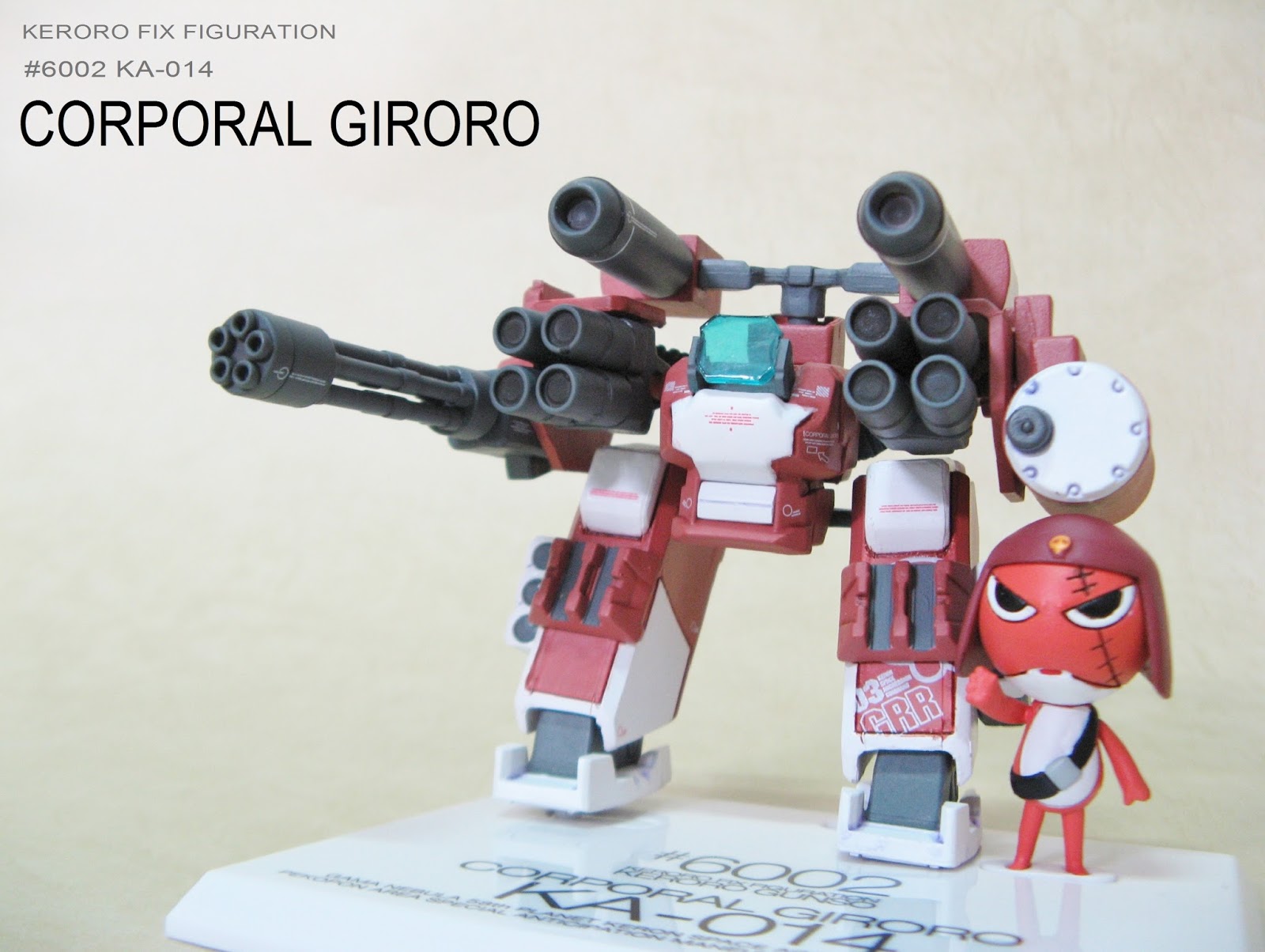 KERORO FIX FIGURATION #6002 KA-014 GIRORO GOCHO/GIRORO伍長