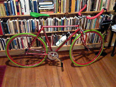 Desain Sepeda Fixie Merah Hijau | Desain Rancangan Sepeda Fixie