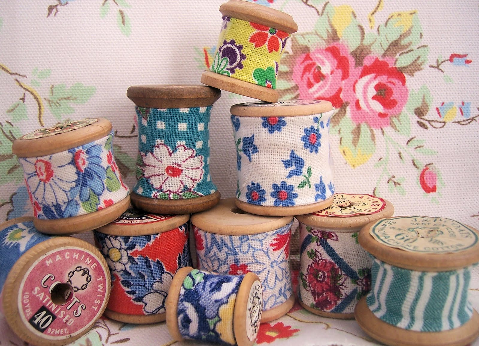 Vintage spools - another idea – Bustle & Sew