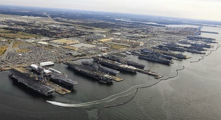 Norfolk Naval Base Dec 2012 ~ Aircraft carriers