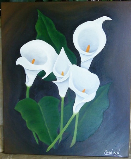 Cuadros de pinturas de calas - Imagui