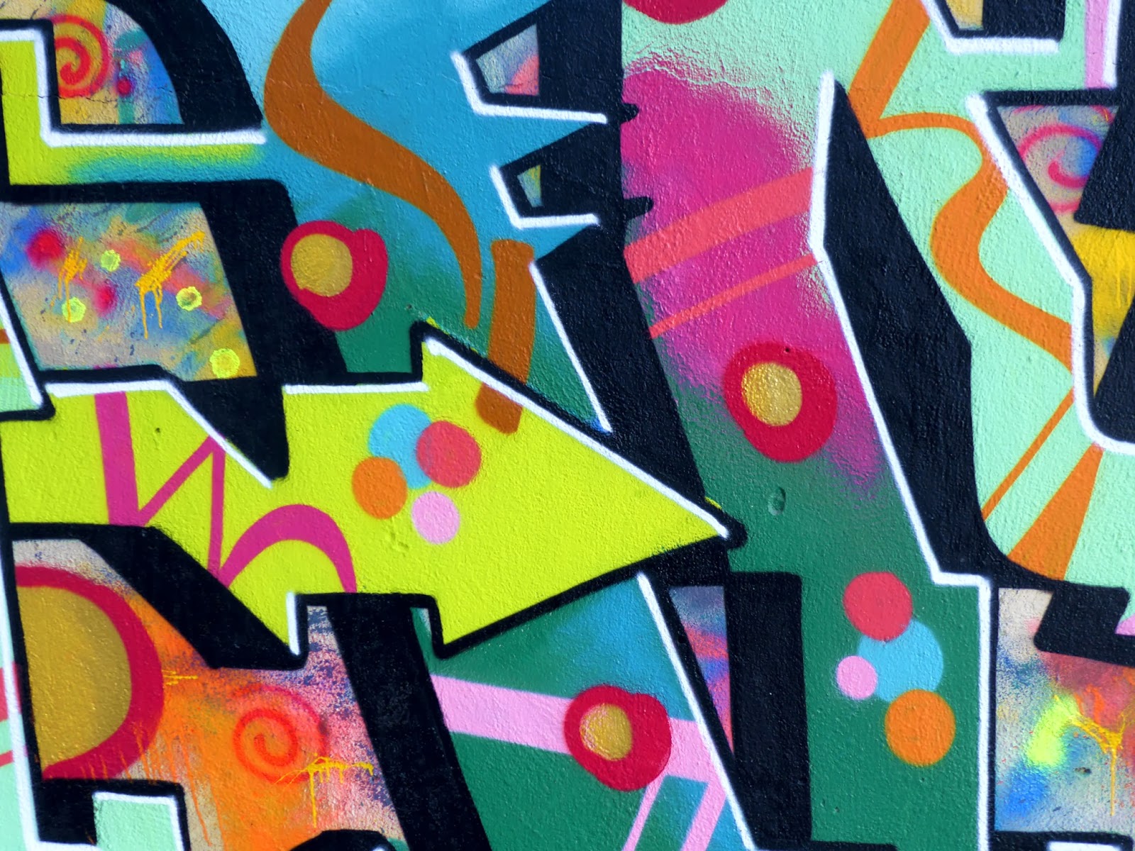 Textura de graffiti de colores vivos | Todas las texturas