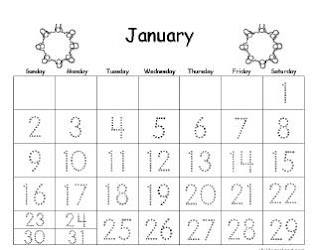 Homeschool Parent: 2012 Traceable Calendars