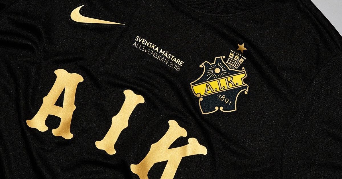 Special Nike AIK 2018 Swedish Champions Jersey Launched - Footy Headlines