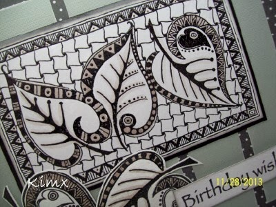 Kim x: A Black and White challenge at Crafty Cardmakers and more