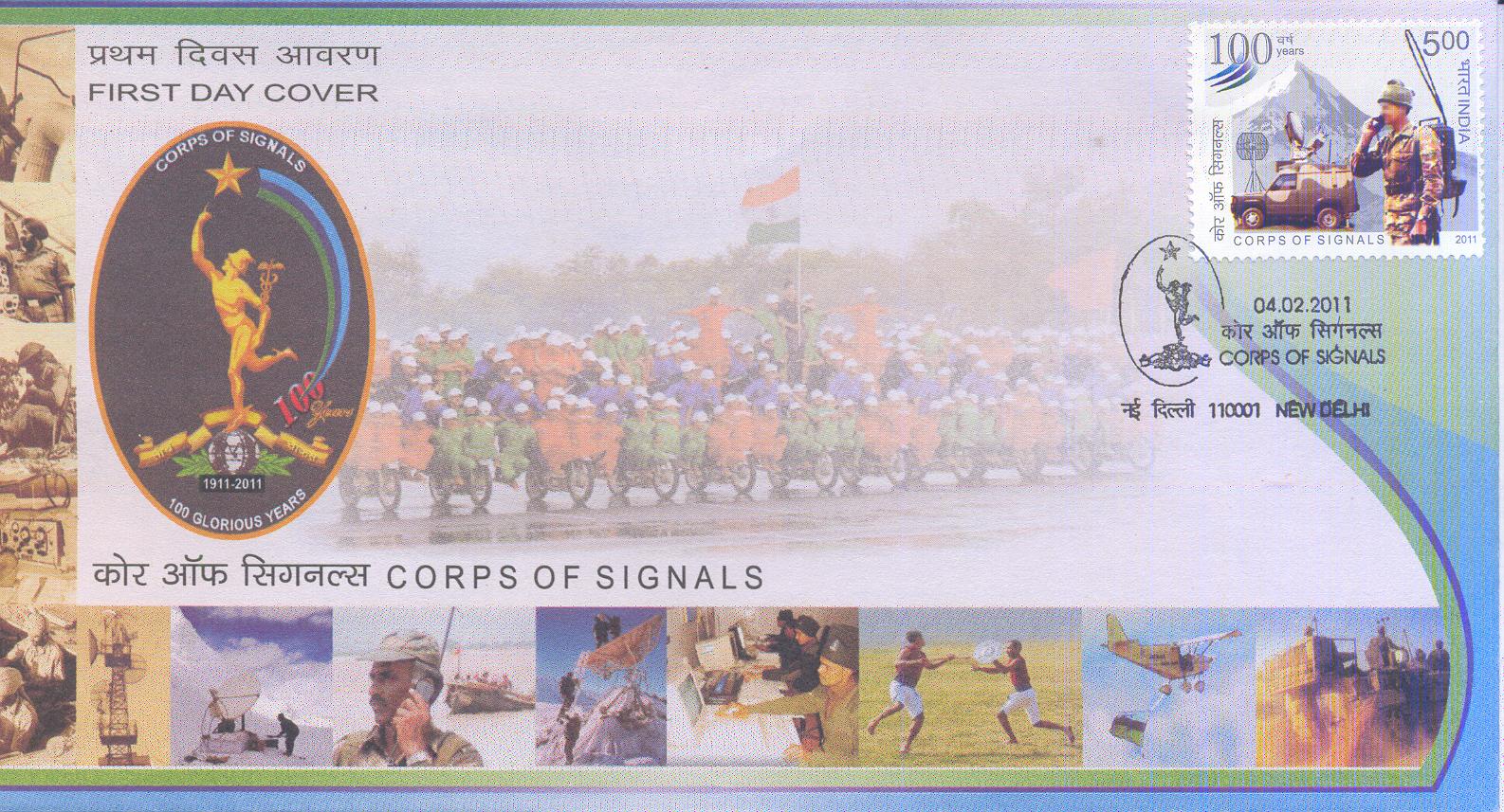My Indian Stamps and First Day Covers: Centenary of the Corps of ...