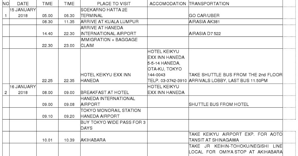 Itinerary Winter Trip To Japan 2018 6D5N itinerary-winter-trip-to-japan-2018-6d5n