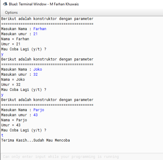 Membuat Codingan Constructor Parameter Input Berulang di Blue J # ...