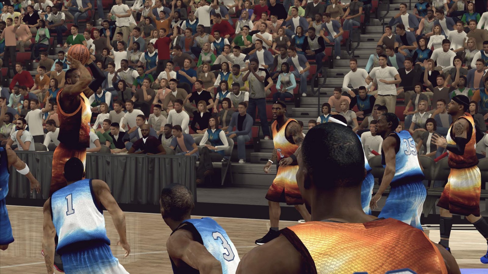 2K Sports NBA 2K12 Patches: nba blacktop ice and fire jerseys