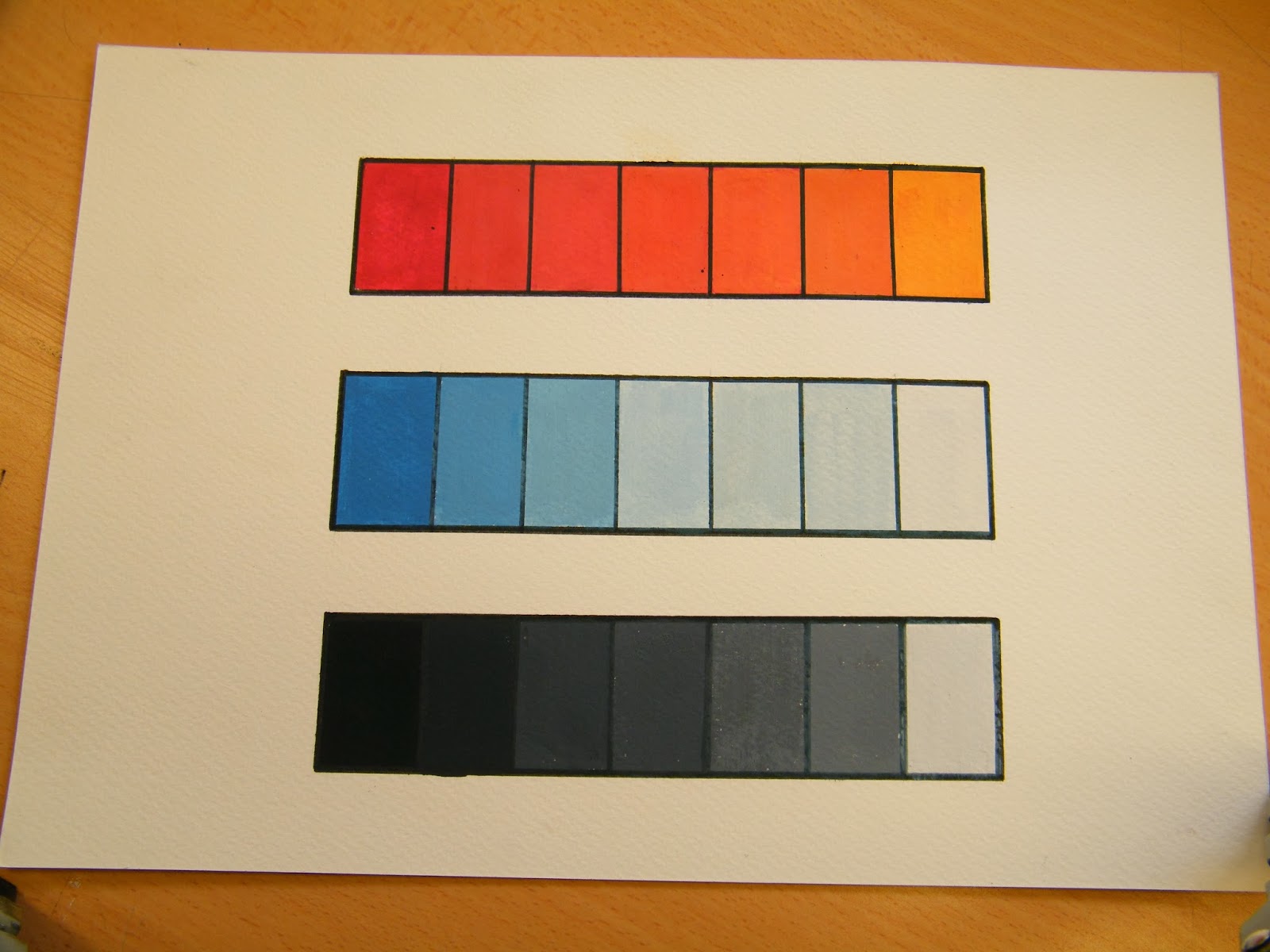 superARTE : ESCALAS DE COLORES. ESCALA ACROMÁTICA, CROMÁTICA Y ...