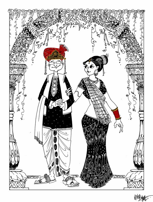 Vinod more : a painter: A Wedding Card