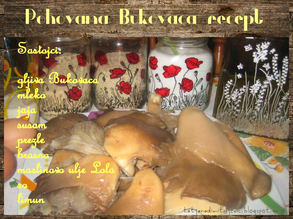 Tatjana Dimitrijevic & Ladies Community: Recept: Pohovana Bukovača ...
