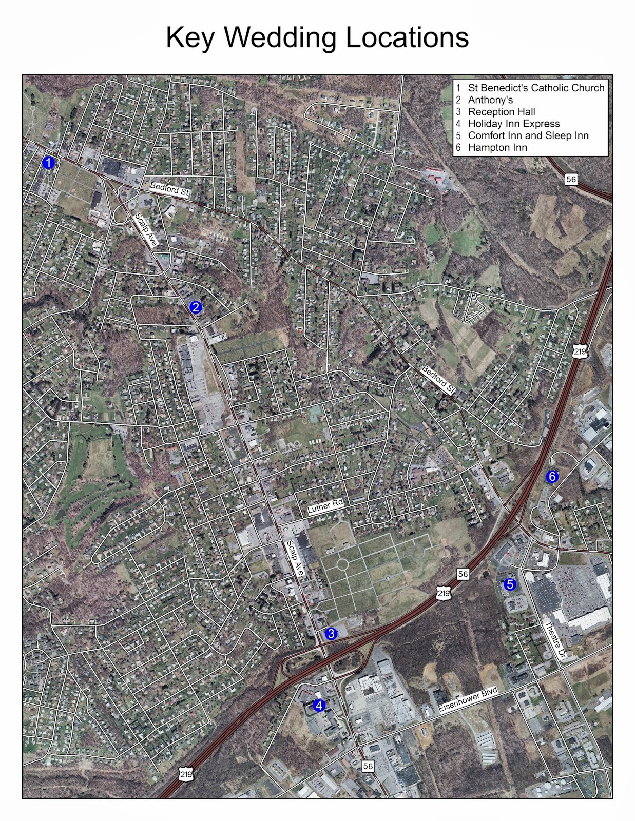 Matt Duke - Map Portfolio: Wedding Map