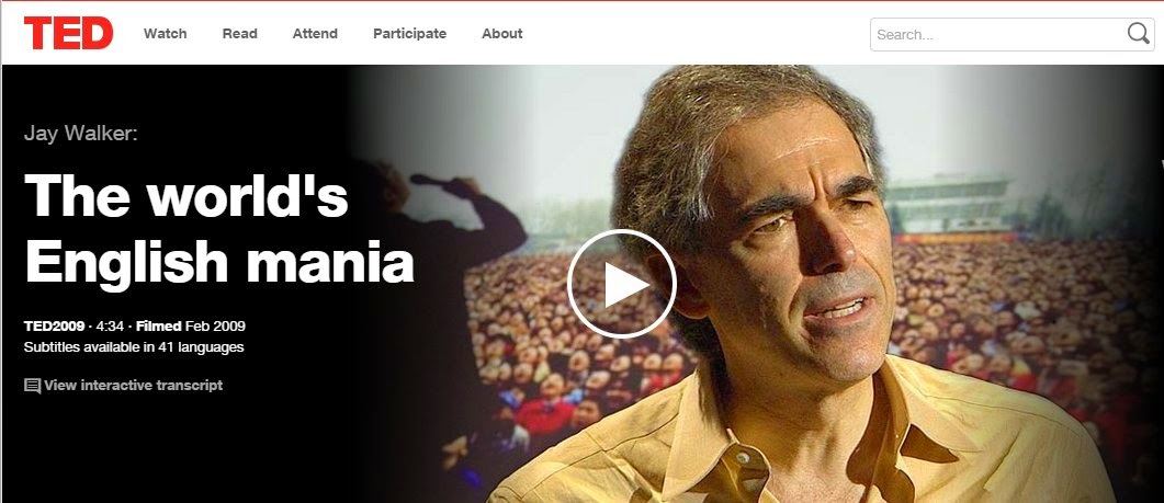 Mad Life: [이번주 TED Talk] Jay Walker: The world's English mania