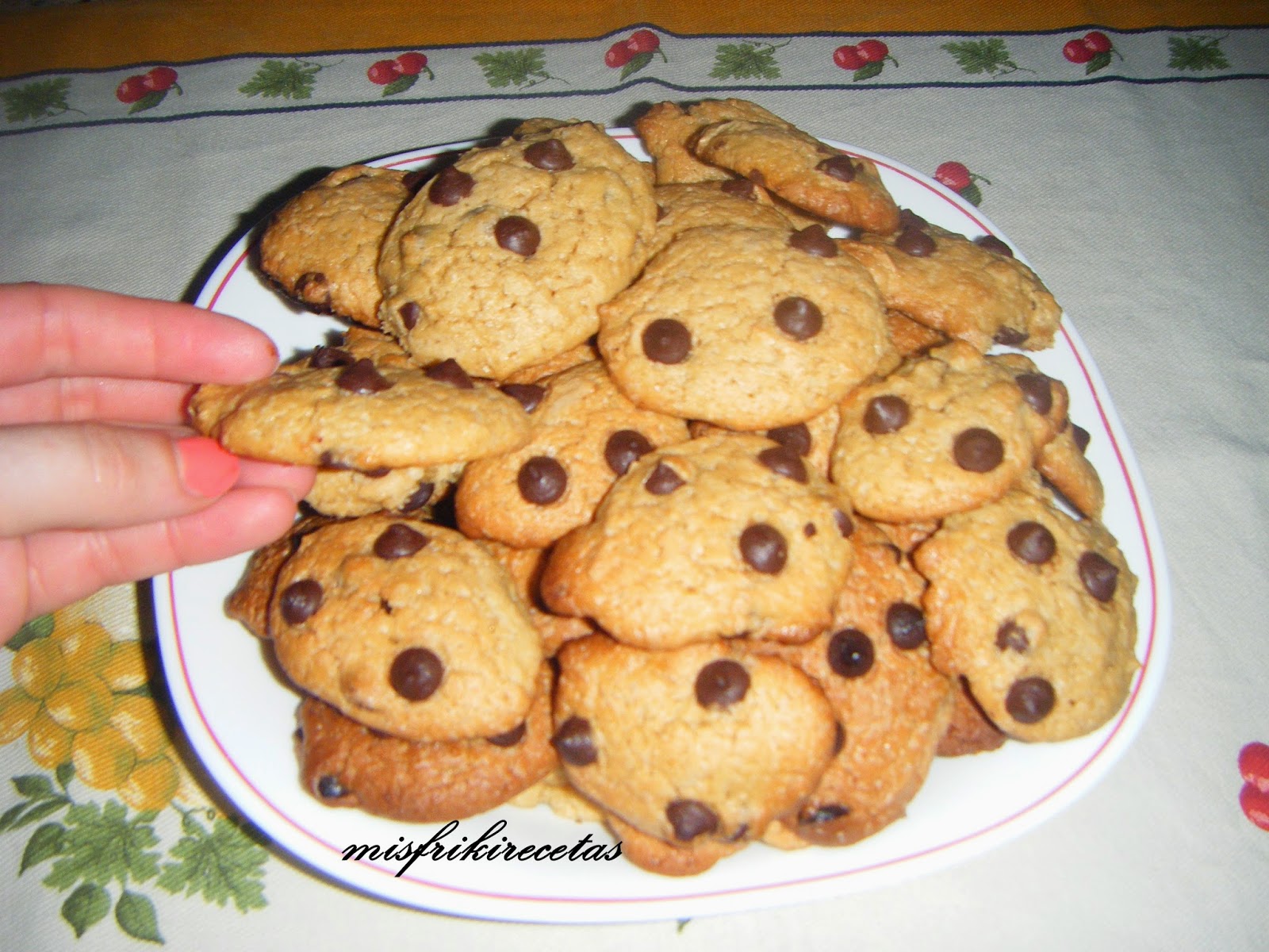 Mis friki recetas: Cookies americanas (galletas tipo Chips Ahoy)