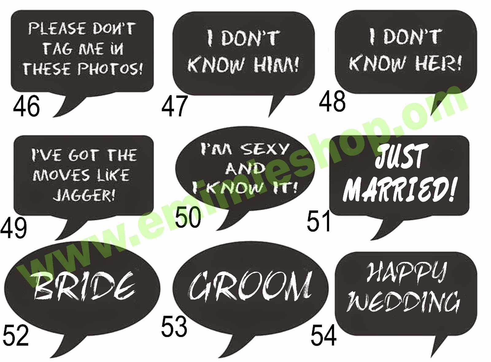 PhotoBooth Props Tulisan Jual Sedia Jasa Aksesoris Props Photobooth ...