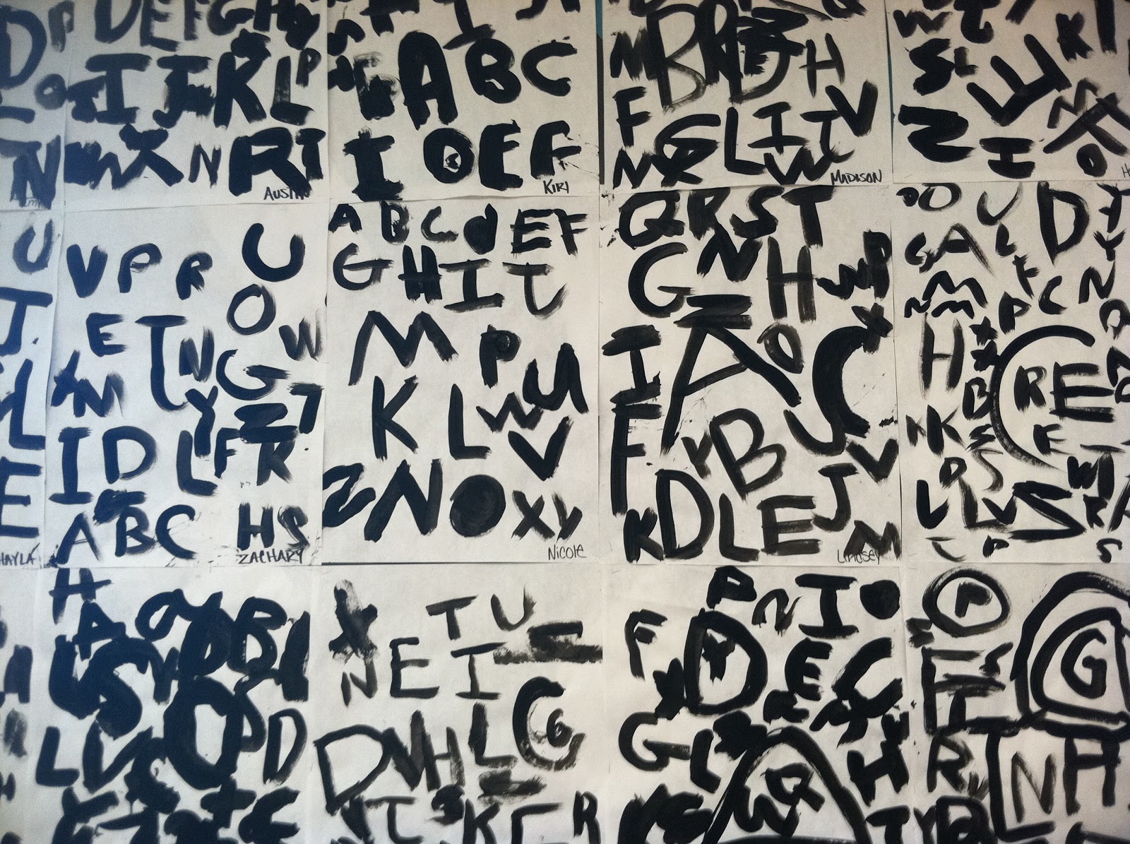 Olive ART! Do You???: Alphabet Painting