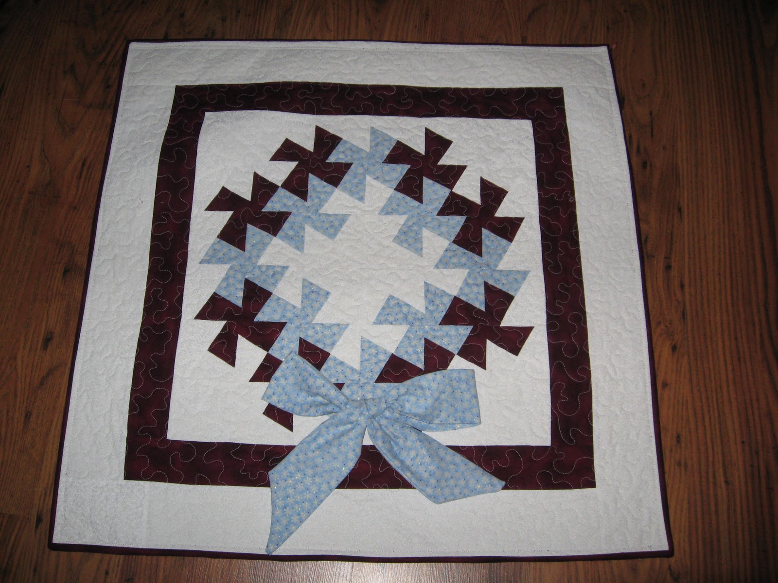 California Quilting: "lil" twister wreaths on parade