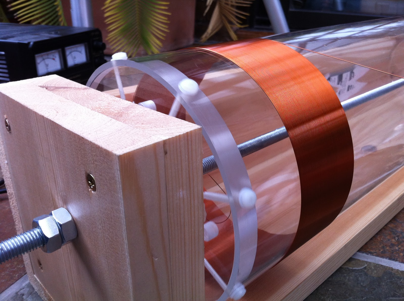 Paul's Tesla Coil Blog: Winding the Secondary Coil